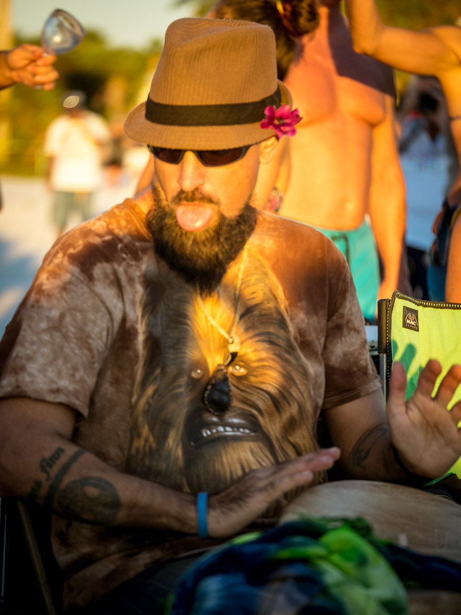 Photoessay: Siesta Key Drum Circle Characters - Ron Mayhew