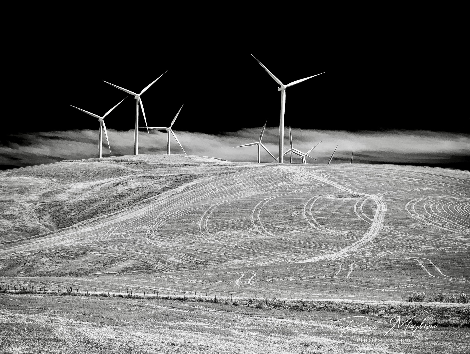 Surreal Landscape in Monochrome - Ron Mayhew